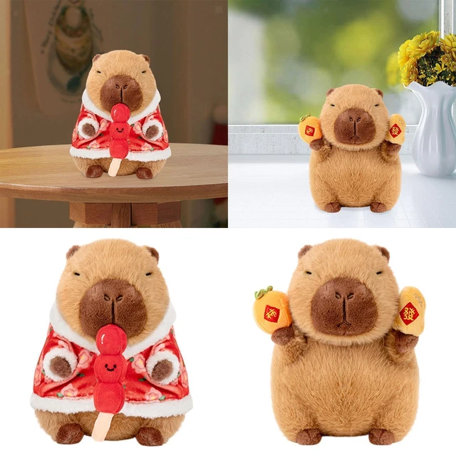 PLUSH CAPYBARA DOLL Capybara Toy Animal Doll Comfortable Home Decoration Car $29.10 - PicClick AU