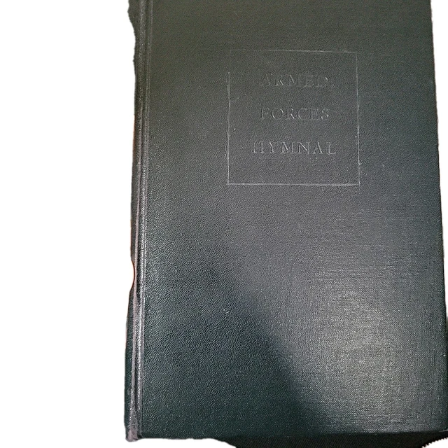 VINTAGE ARMED FORCES Hymnal Catholic, Jewish, Protestant Sections US ...