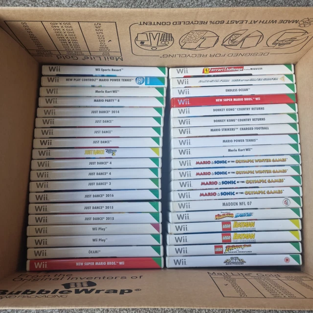 250+ NINTENDO WII Games Bundle Joblot - Pick your own games *Multi-Buy ...