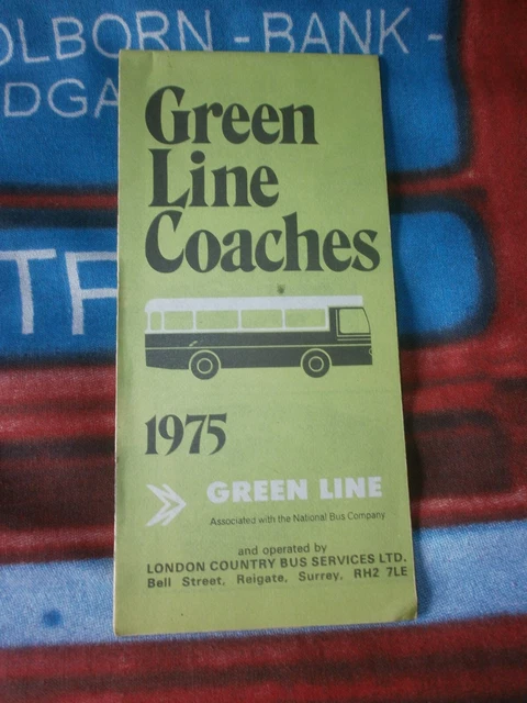 LONDON COUNTRY BUS Map-Green Line Coach Routes 1975 £1.50 - PicClick UK