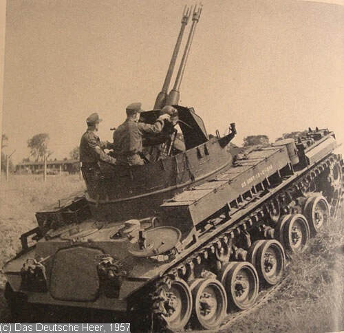 FOTO REPRO 15X10 Bundeswehr Heer und SKB Damals flakpz_m42a EUR 1,00 ...