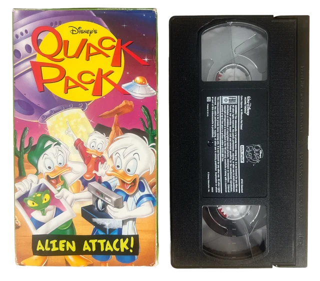 VHS DISNEY QUACK Pack: Alien Attack (VHS, 1997) testato *copertina ...