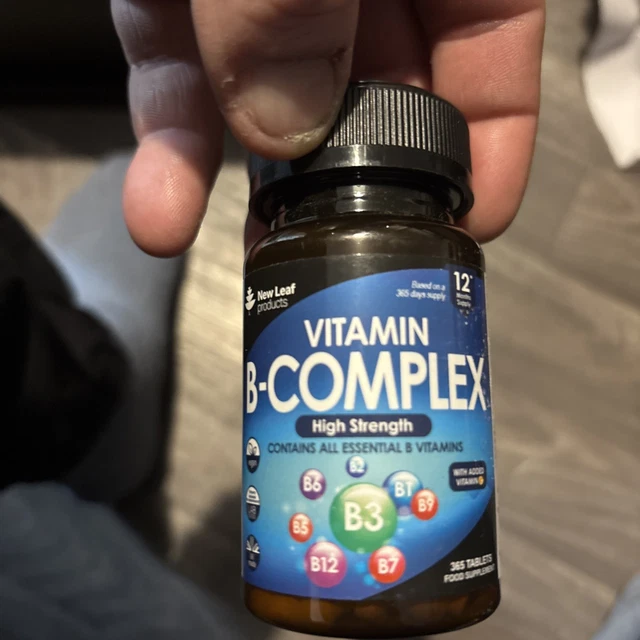 NEW LEAF VITAMIN B Complex High Strength - 365 Tablets £6.41 - PicClick UK