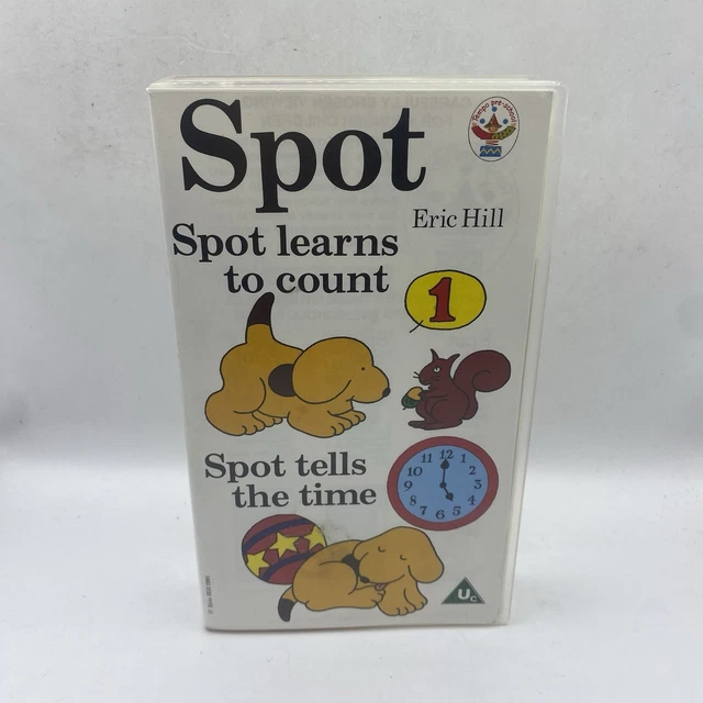 SPOT LEARNS TO Count / Spot Tells The Time VHS Video 1991 PAL £15.95 ...