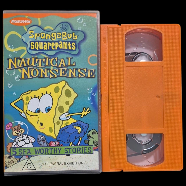 SPONGEBOB SQUAREPANTS: NAUTICAL Nonsense (VHS, 2003) Vintage ...