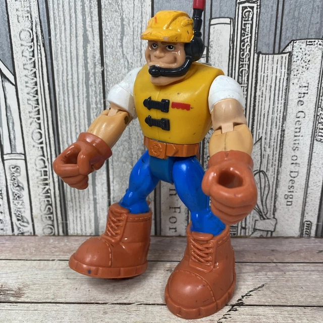 1998 RESCUE HEROES Jack Hammer Action Figure Fisher Price Toys £5.99 ...