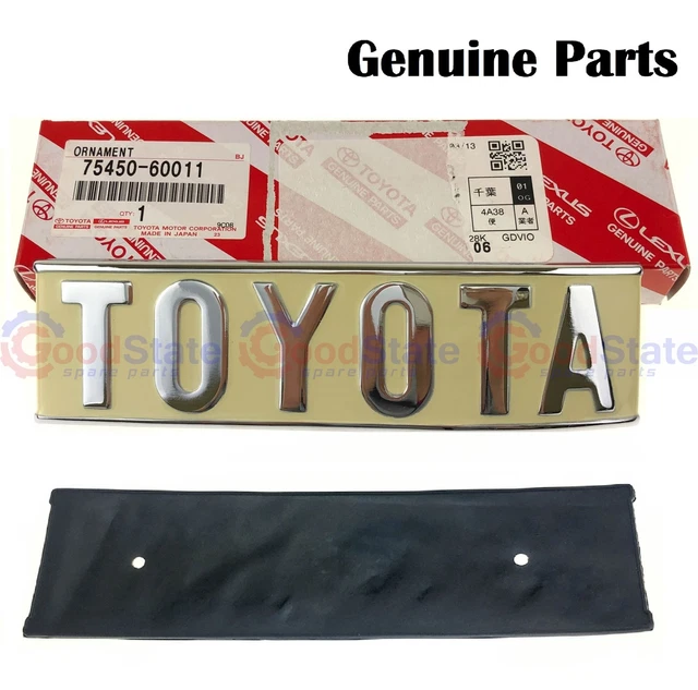 GENUINE TOYOTA LANDCRUISER 40 Series FJ45 Badge Emblem Plate w Rubber ...