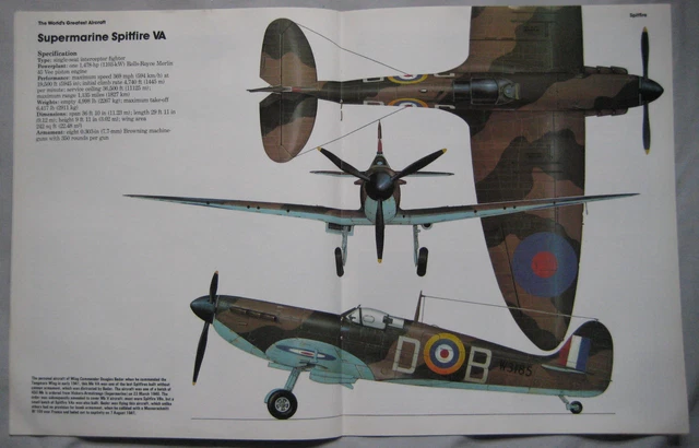 ENCYCLOPEDIA OF AIRCRAFT magazine Issue 4 Supermarine Spitfire cutaway ...