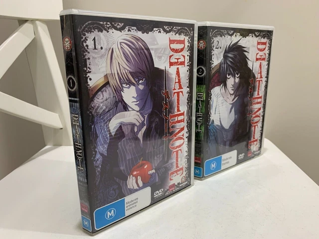 DEATH NOTE DVD Season 1 2 PAL Region 4 Japanese Anime Animation TV ...