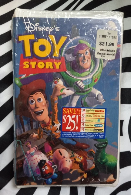 TOY STORY (VHS,1996) Walt Disney Pixar Collectible NEW FACTORY SEALED ...