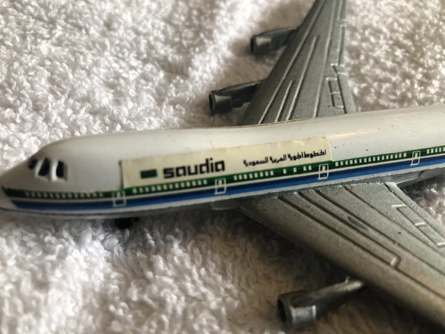 VINTAGE DIECAST BOEING 747 Model - Saudia Airline Model £7.00 - PicClick UK