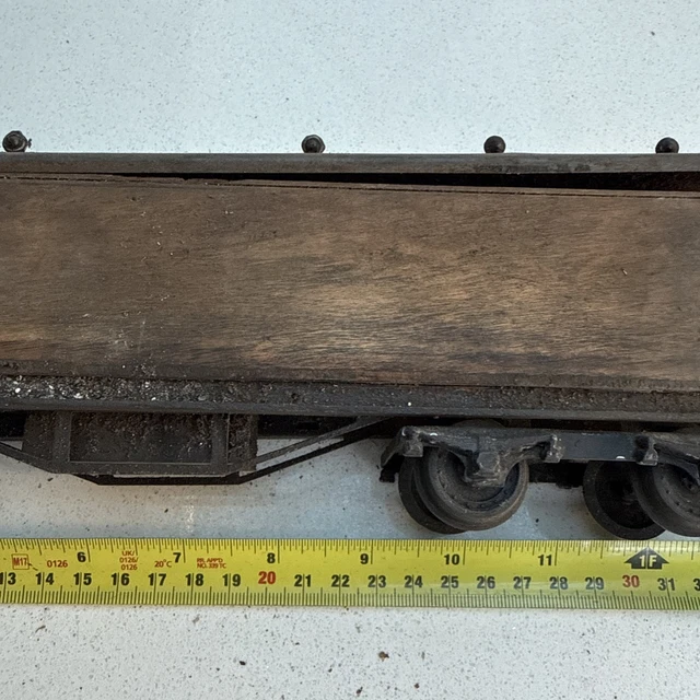 VINTAGE KIT BUILT O gauge wooden coach carriage with metal roof £57.90 ...