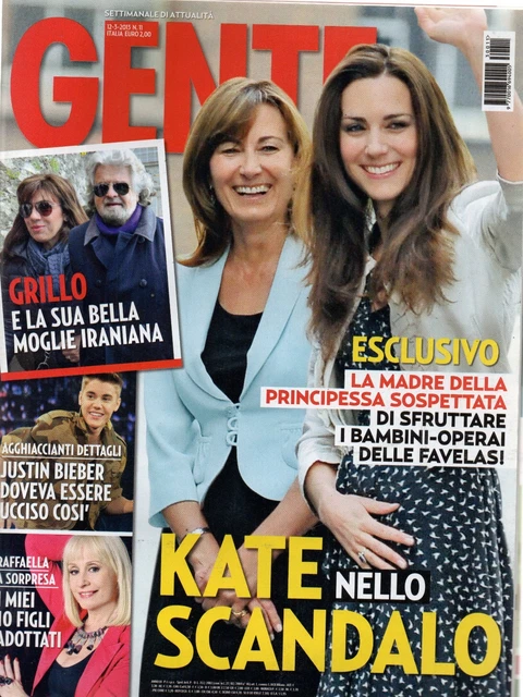 GENTE 2013 11.KATE MIDDLETON,RAFFAELLA CARRà,CHIARA GALIAZZO,BEPPE ...