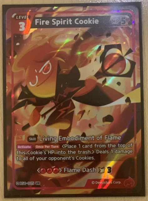 🔥 COOKIE RUN BRAVERSE TCG 🔥 Fire Spirit Cookie UR BS4-005 NM English $28.88 - PicClick CA