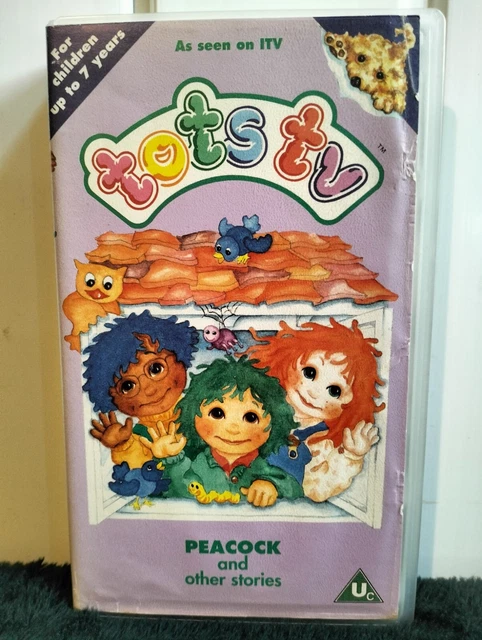 TOTS TV PEACOCK And Other Stories Childrens Kids Retro Uk Vhs Video £6. ...