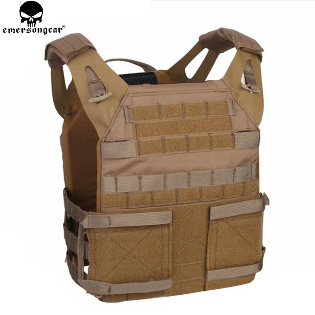EMERSON TACTICAL JUMPABLE Plate Carrier Combat Molle Vest JPC 2.0 Zip ...