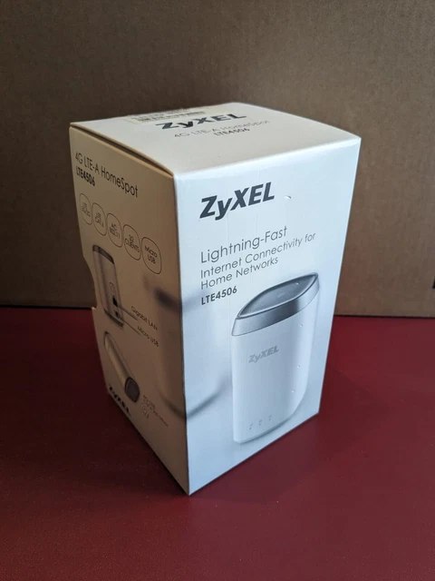 MODEM ZYXEL LTE 4506 LTE 4G (SIM dati) 300 Mbps Hotspot Router Wi-Fi ...