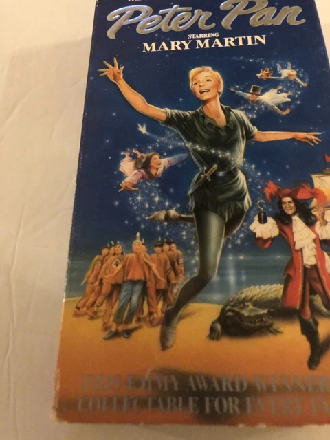 PETER PAN STARRING Mary Martin VHS Tested £5.32 - PicClick UK