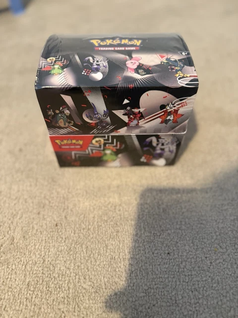 Pokemon Black Bolt White Flare Unova Mini 8 Tin Display Sealed In