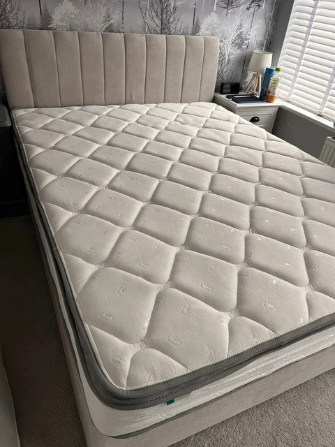 KING SIZE MATTRESS, divan base and headboard £255.08 - PicClick UK