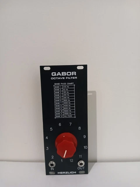 HERZLICH LAB - Gabor Octave Filter -eurorack (2) £83.92 - PicClick UK