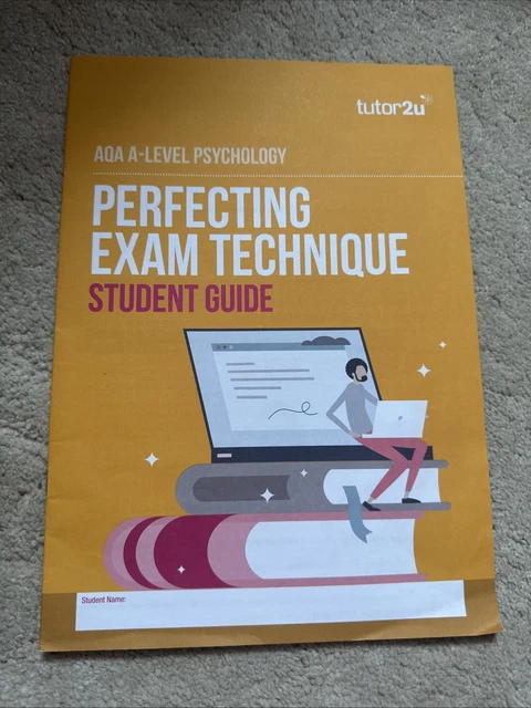 TUTOR2U AQA A-LEVEL Psychology Perfecting Exam Technique Student Guide £4.36 - PicClick UK