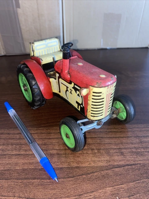 RARE VINTAGE CZECH KDN Tin Tractor £29.84 - PicClick UK