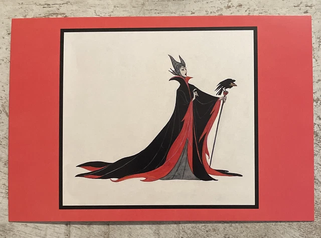 DISNEY VILLAINS POSTCARD ~ Sleeping Beauty Concept Art Maleficent $4.00 ...
