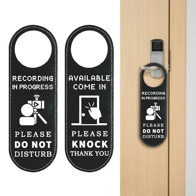 Please Do Not Disturb Door Sign Pu Door Hanger Hotel Bulletin Board Bar