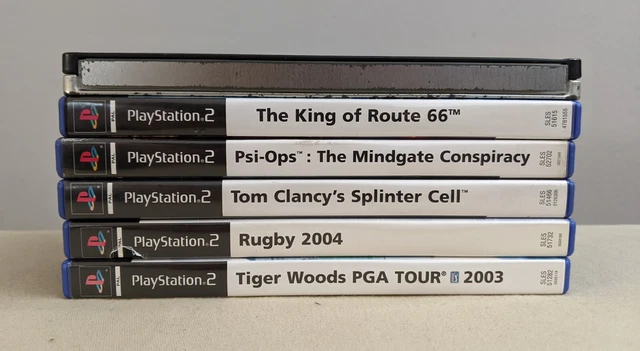 PS2 GAMES BUNDLE x6 Godfather Steelbook, King of Route 66, Psi Ops, PGA ...