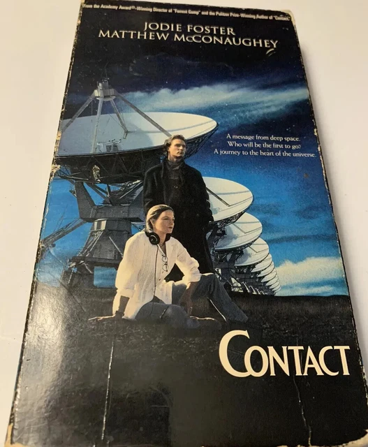 CONTACT VHS 1997 starring Jodie Foster and Matthew McConaughey £4.62 ...