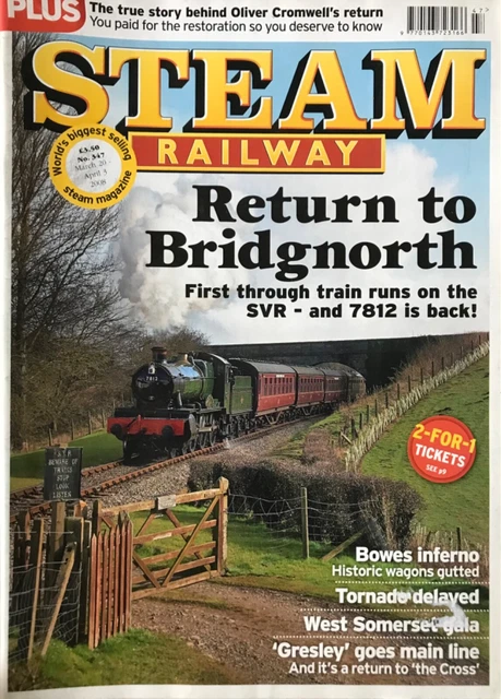 BACK ISSUE: STEAM Railway Magazine: No 347: 2008-03: March. £1.25 ...