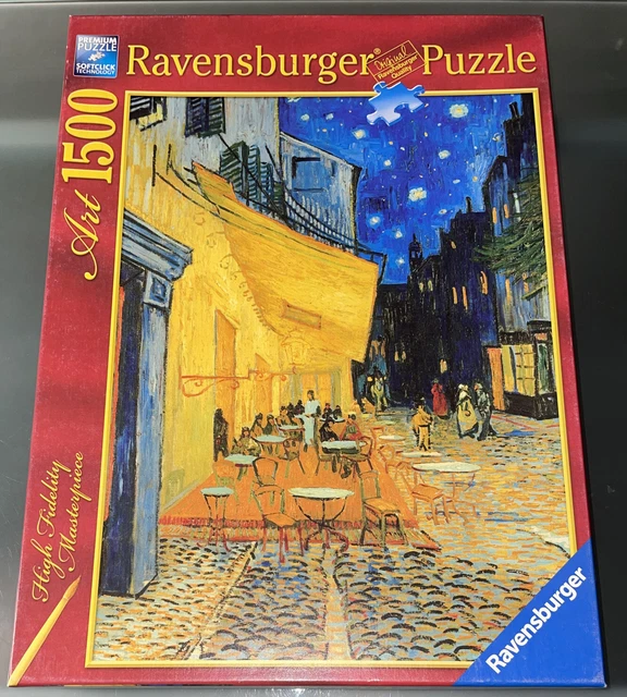 RAVENSBURGER VINCENT VAN Gogh Cafe Terrace At Night Art 1500 Piece ...
