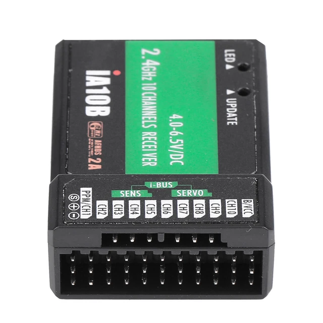 FLYSKY FS-IA10B 2.4G 10 Channel Receiver PPM Output With IBus Port For ...