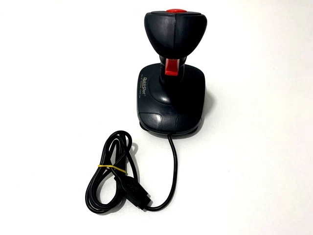 MANETTE JOYSTICK QUICKSHOT Qs-131 Db9 9 Pin Amstrad Atari Commodore ...