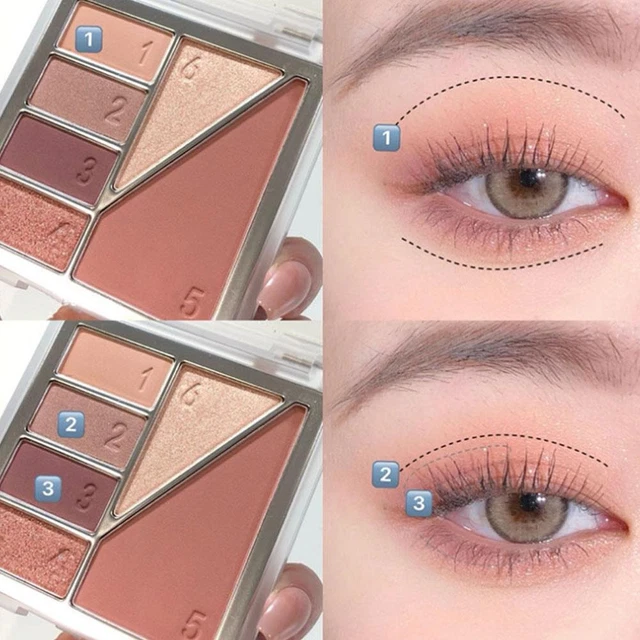 6-COLOR EYESHADOW PALETTE N ew S1B9 W1C2 Z3X6 EUR 5,33 - PicClick FR