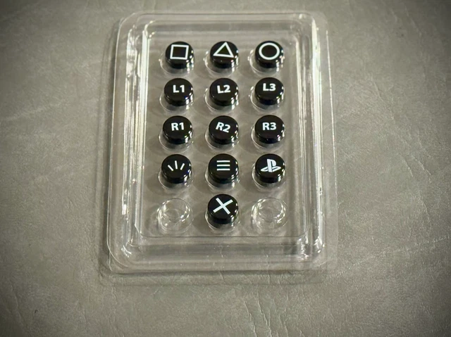 ORIGINAL FANATEC PS Playstation Buttoncaps von PS5 F1 Lenkrad - NEU EUR ...