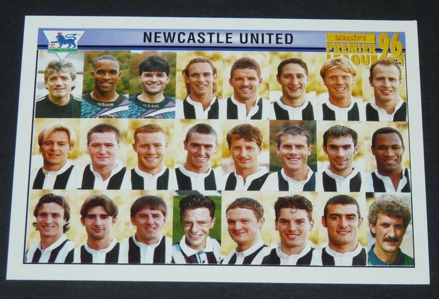 #135 NEWCASTLE UNITED Magpies Toon Merlin Premier League 96 Football ...