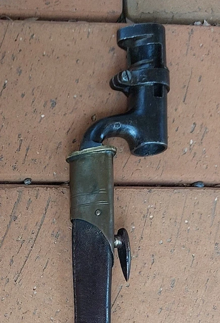 BRITISH AUSTRALIAN ENFIELD Pat 1853 Socket Bayonet & Scabbard $318.70 ...