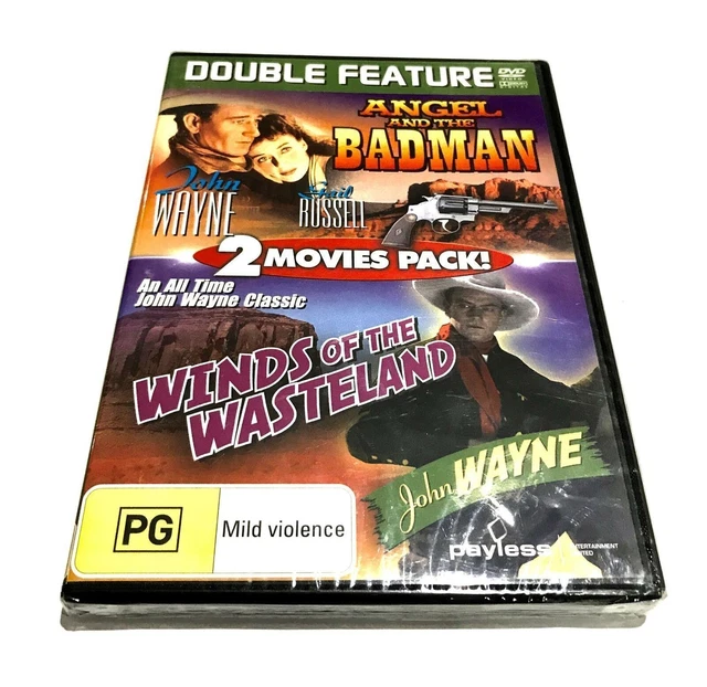 DOUBLE FEATURE ANGEL and the badman / Winds of the Wasteland (DVD) NEW ...