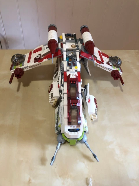 LEGO STAR WARS Republic Attack Gunship 7676 used built almost complete ...