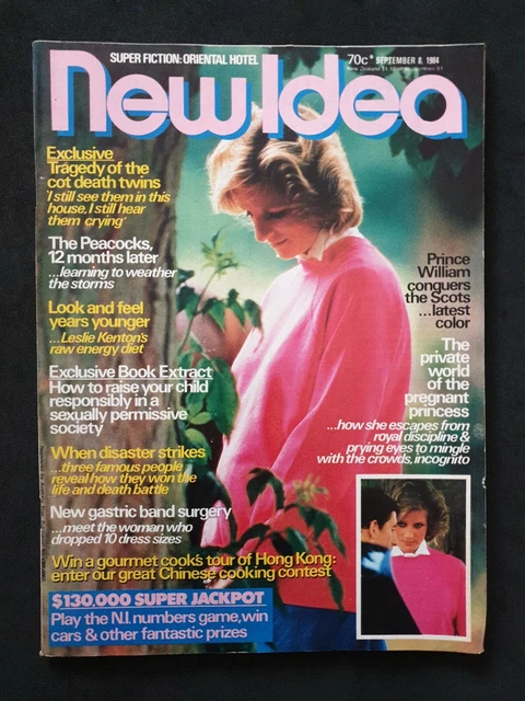 NEW IDEA - Vintage Australian Magazine September 8, 1984 PRINCESS DIANA $12.67 - PicClick AU