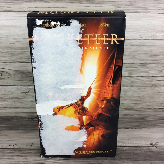 THE MUSKETEER VHS Rental Catherine Deneuve Mena Suvari Stephen Rea Tim ... THE MUSKETEER VHS Rental Catherine Deneuve Mena Suvari Stephen Rea Tim ...