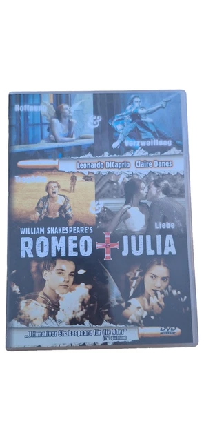 ROMEO + JULIA DVD Leonardo DiCaprio Claire Danes Liebesfilm Verbotene ...