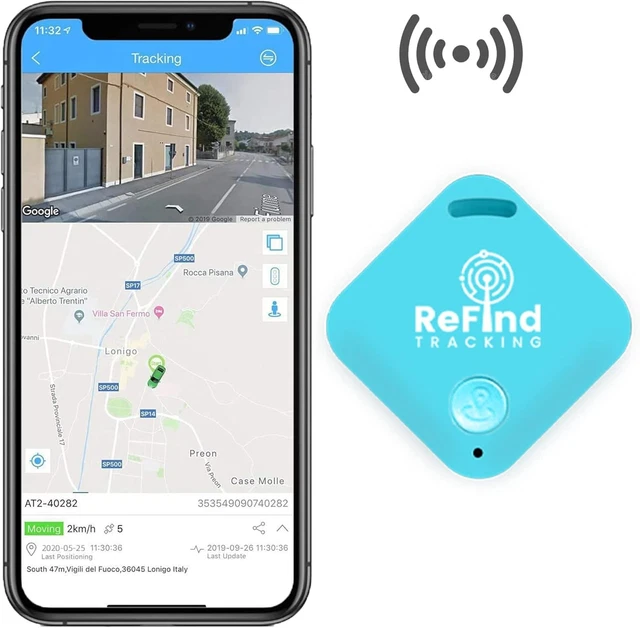 REFIND R4 SMART Tracker for Android and iPhone. Mini GPS Tag Bluetooth ...