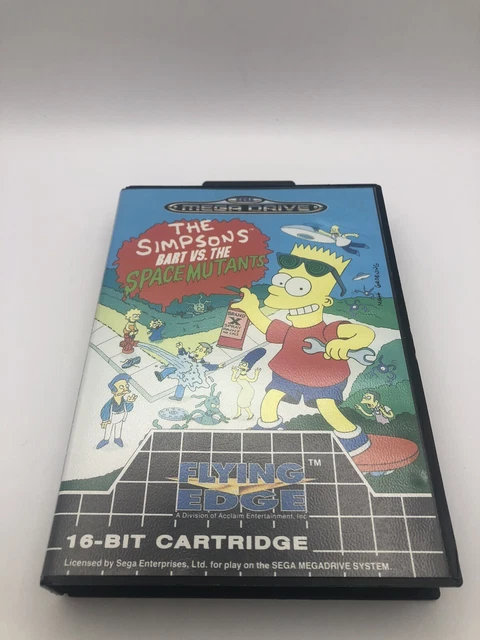 LES SIMPSONS BART vs The Space Mutants Sega Mega Drive Complet Retro ...