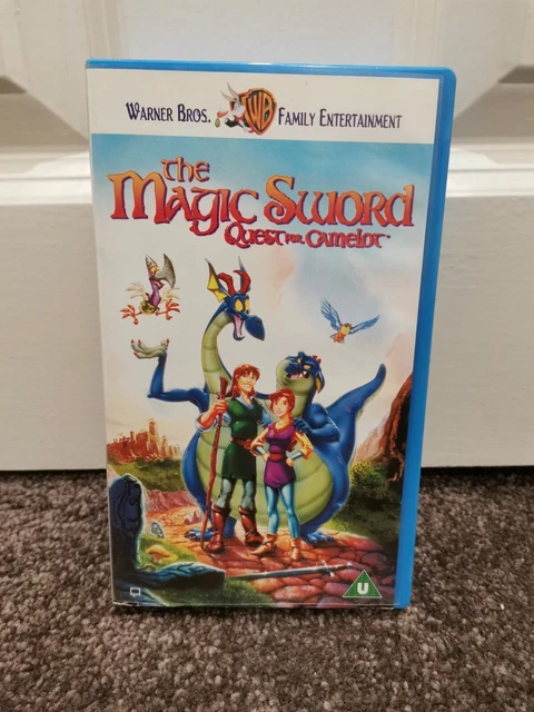 THE MAGIC SWORD Quest for Camelot (1998) VHS Cert U Family Fantasy £2. ...