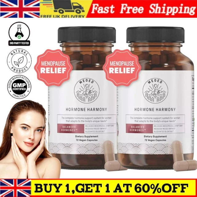 HAPPY MAMMOTH HORMONE Harmony Natural Hormonal Support for Women UK NEW ...
