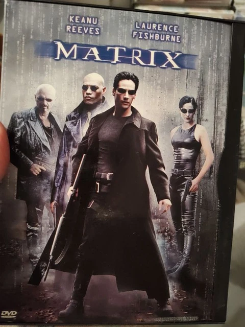 THE MATRIX DVD Keanu Reeves Laurence Fishburne Science-Fiction ...