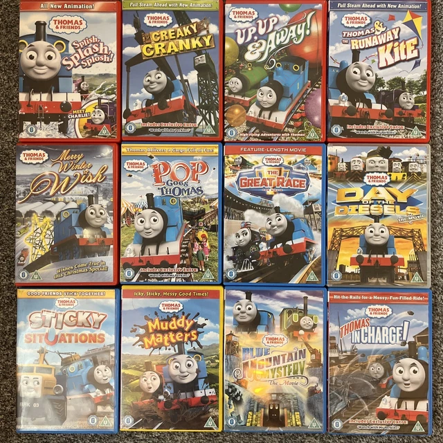 THOMAS AND FRIENDS DVD Set (13 Randomly Selected) £31.92 - PicClick UK